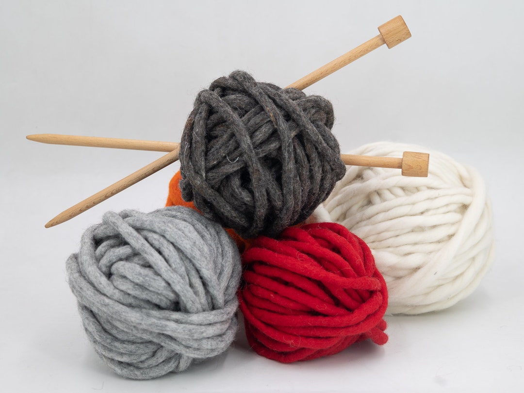 5mm / 10mm / 15mm Wool Felted Yarn Rope | Free Shipping | 100 Color ...