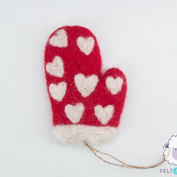 Wool Felted Mittens - Etsy