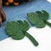 25 Pieces Felt Sheet Leaves With Stitch Pattern for - Etsy