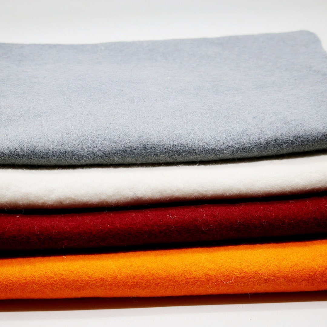 5 Pieces 100cm X 100cm Wool Felt Sheet With Custom Multiple Color ...
