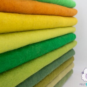 9x12 Wool Felt Bundle Comes in 10 Sheets of Hand - Etsy