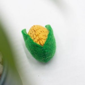 10 Pieces Wool Stitched Corns Corns Realistic Play Food Perfect Decor ...