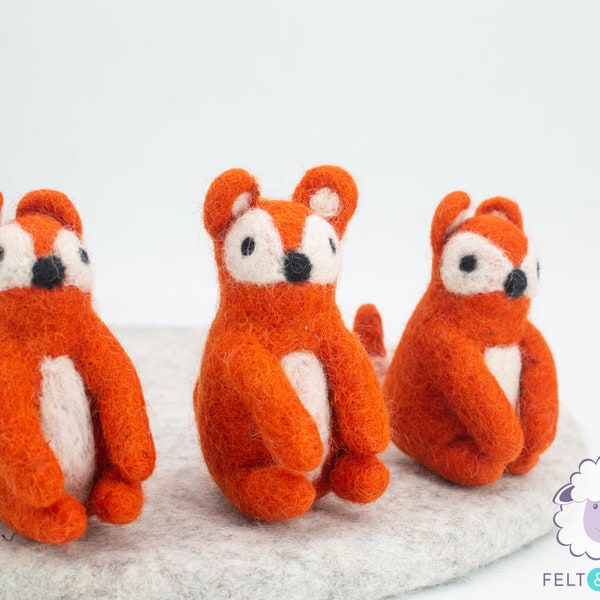 Felt Fox - Etsy