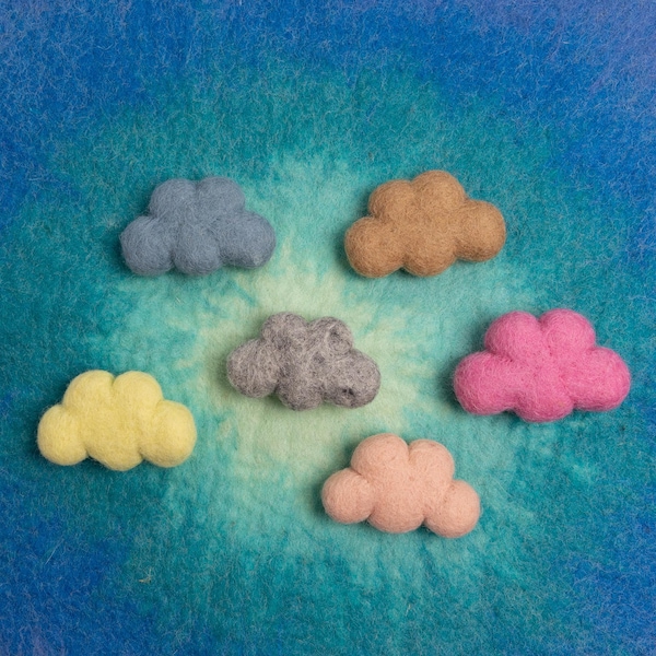 Felt Cloud Ornament - Etsy