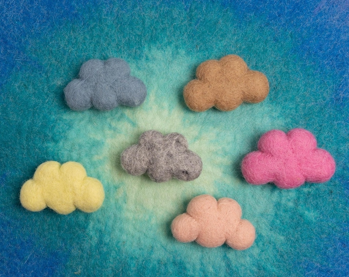 Galaxy Set Solar System Wool Felted Nine Planets and Sun Needle Space ...