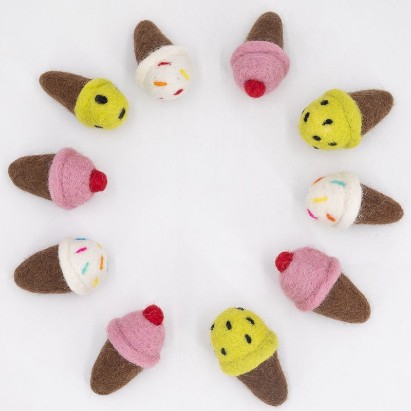 Felt Ice Cream Cones - Etsy