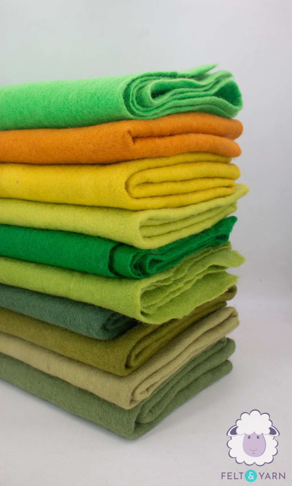 9x12 Wool Felt Bundle Comes in 10 Sheets of Hand - Etsy