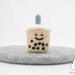 Needle Felted Cute Boba Tea With Details for Child's Pretend Play and ...