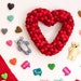 50 Pieces 2-3cm Needle Felted Mini Multicolor Hearts Handmade Felt ...