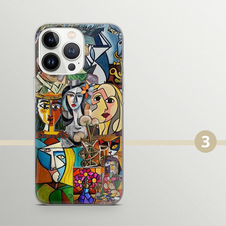 Pablo Picasso Phone Case Cubist Art Cover for iPhone 17 Pro Max 16 15 ...