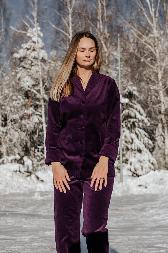 Top More Than 75 Ladies Velvet Trouser Suits Uk Latest In Cdgdbentre