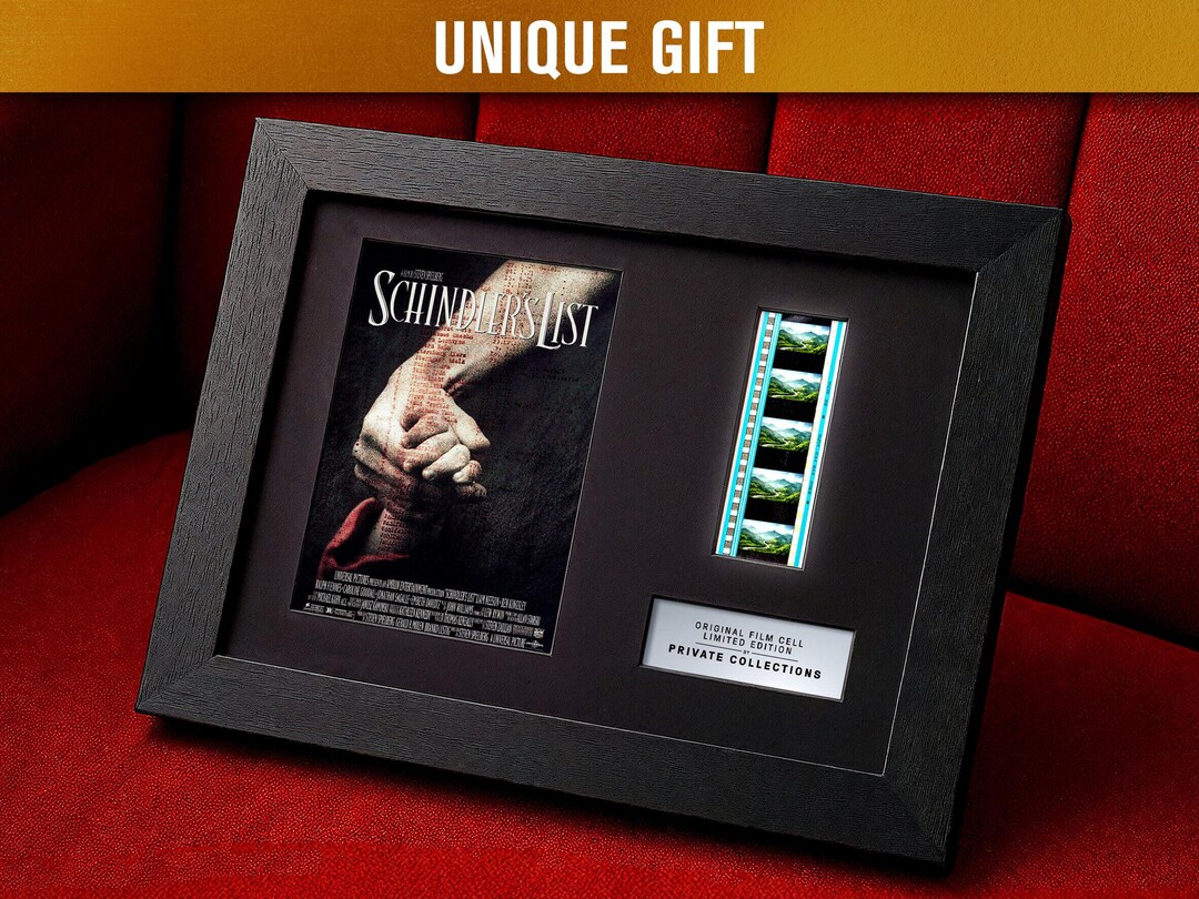 SCHINDLER'S LIST (1993) Authentic 35mm Film Cells | LED Frame & Mat ...