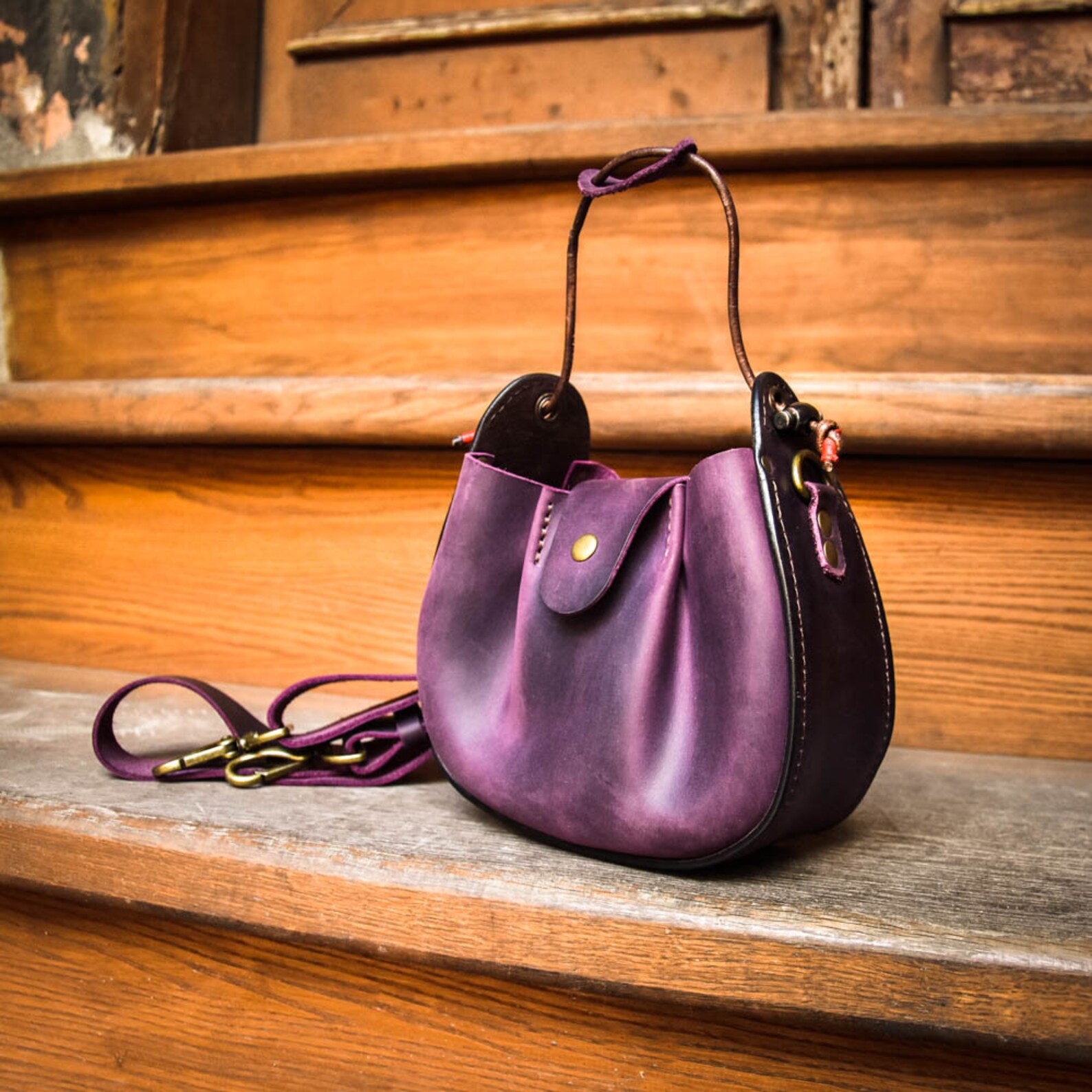 Small Crossbody Purse Unique Leather Bag Mini Purse - Etsy