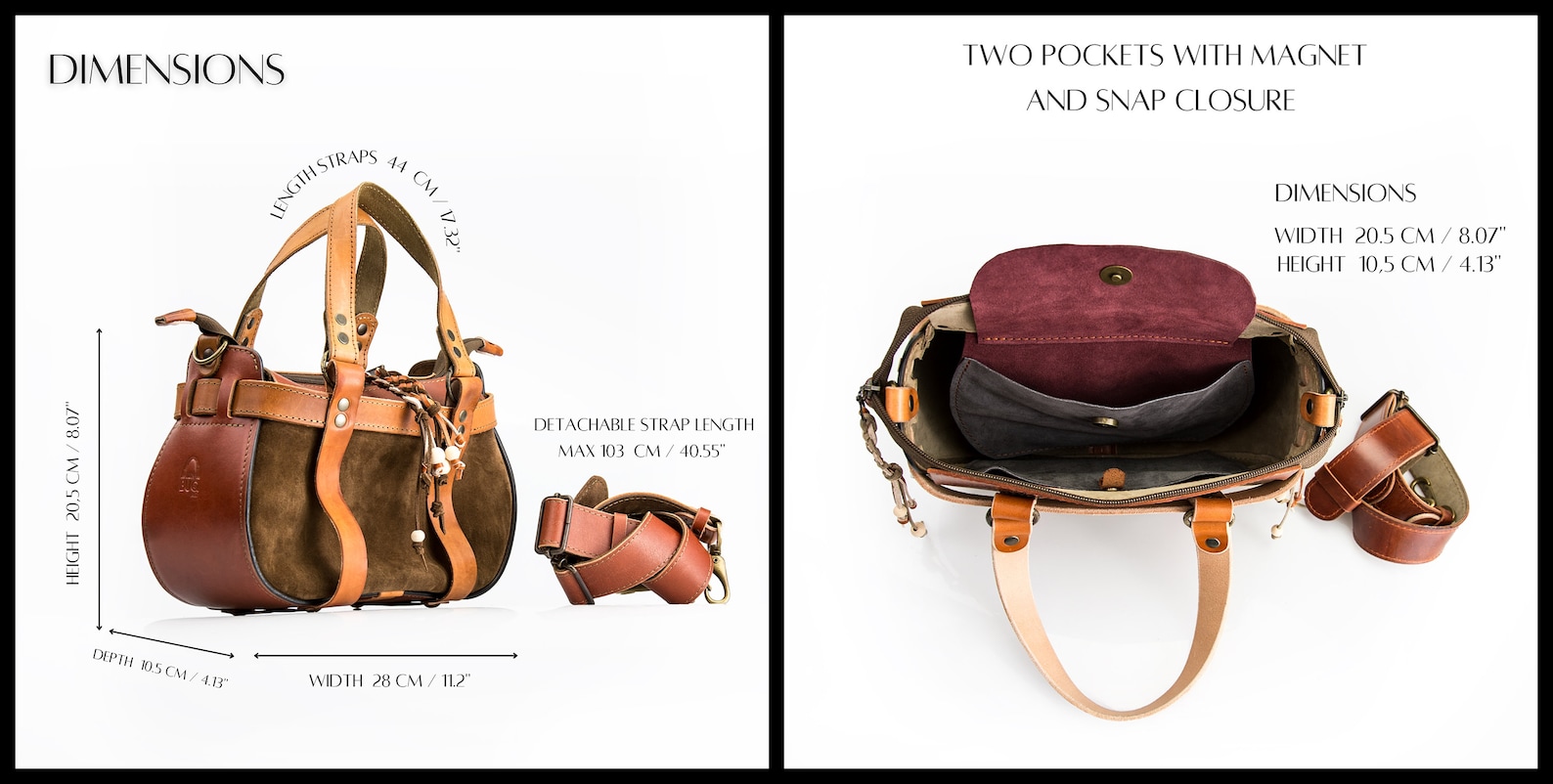 Boho Bag Luxury Handmade Leather Purse Unique Original Cute - Etsy