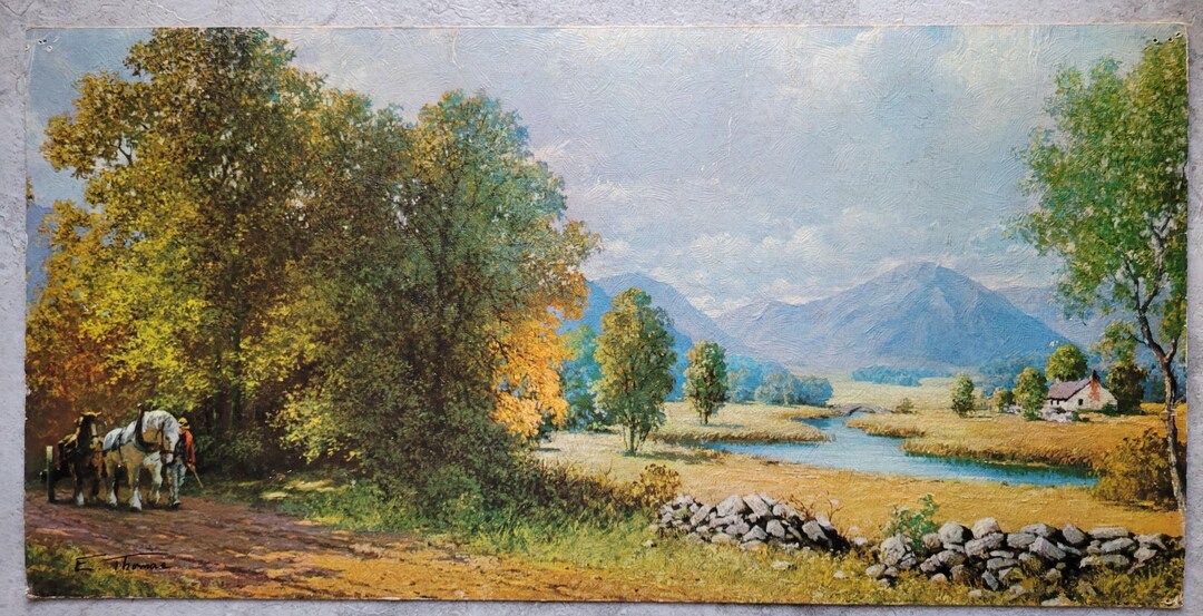 Winde Fine Prints homeward Bound E. Thomas 12x24 Lithograph Art 401 ...