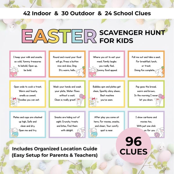 Easter Hunt for 10year Old - Etsy New Zealand