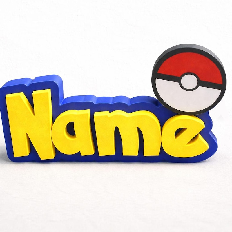 Custom Pokémons Sign - Etsy