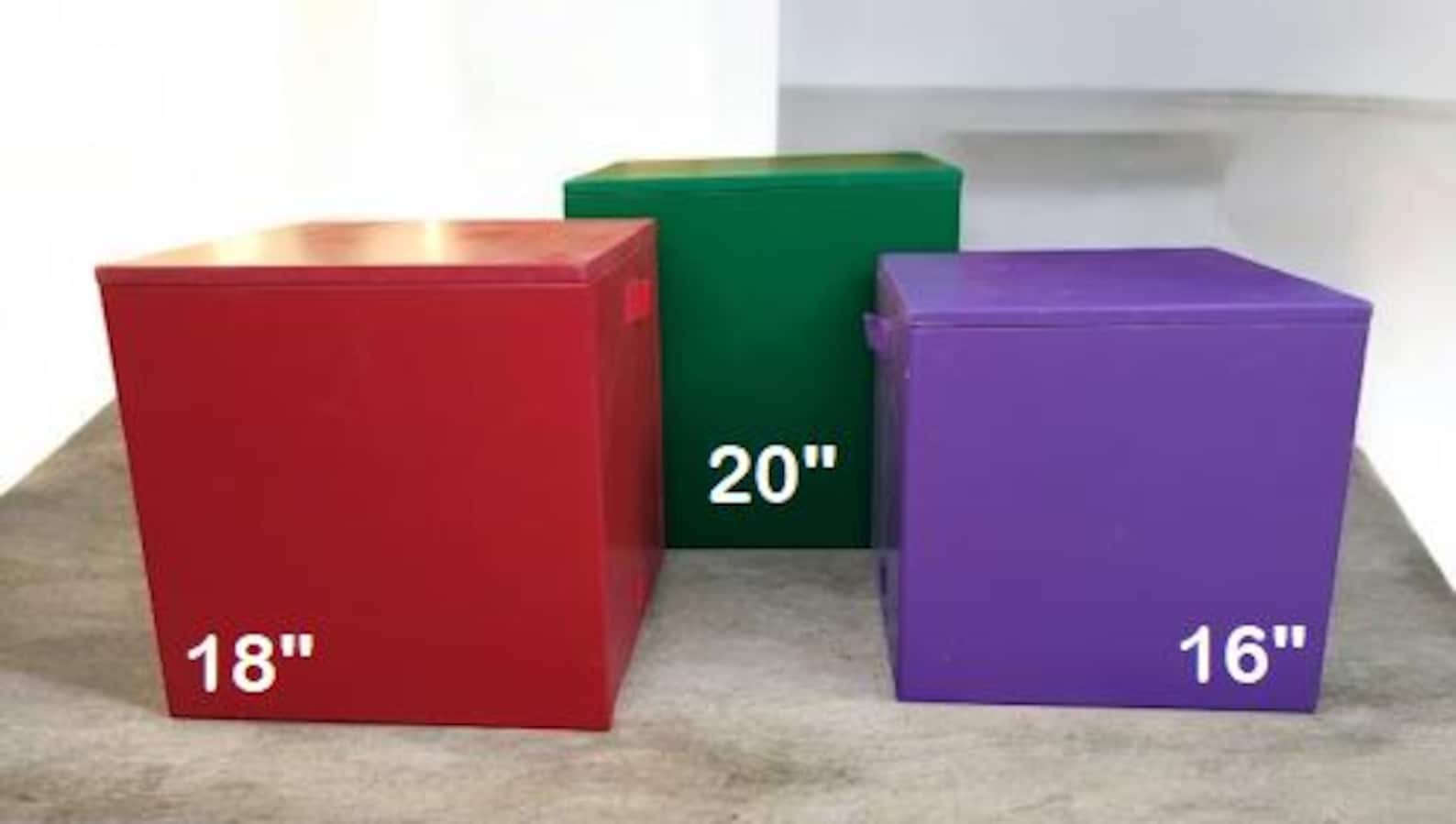 Varsity Cheer Boxes School Box Collapsible Wood Stand Sports High ...