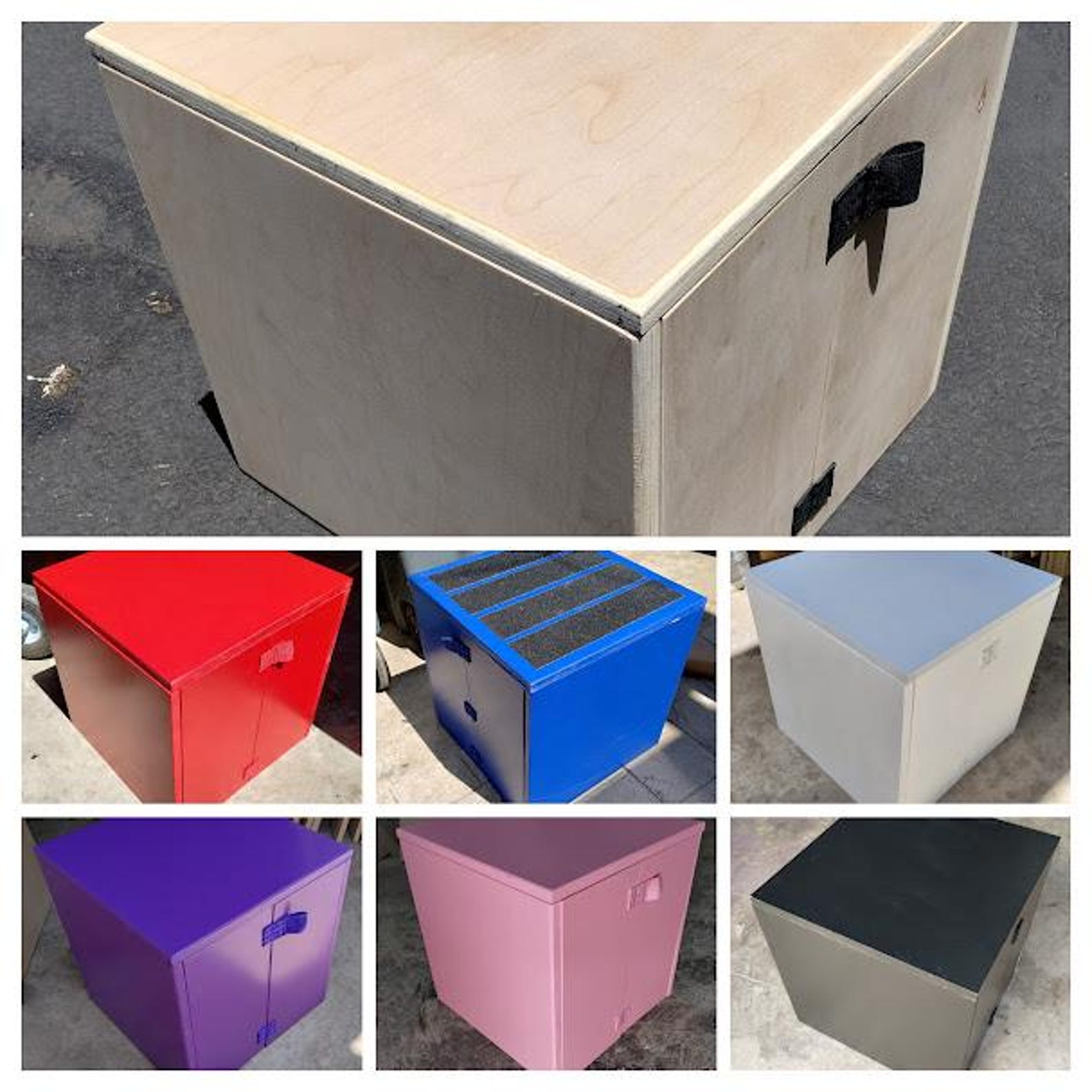 Varsity Cheer Boxes School Box Collapsible Wood Stand Sports High ...