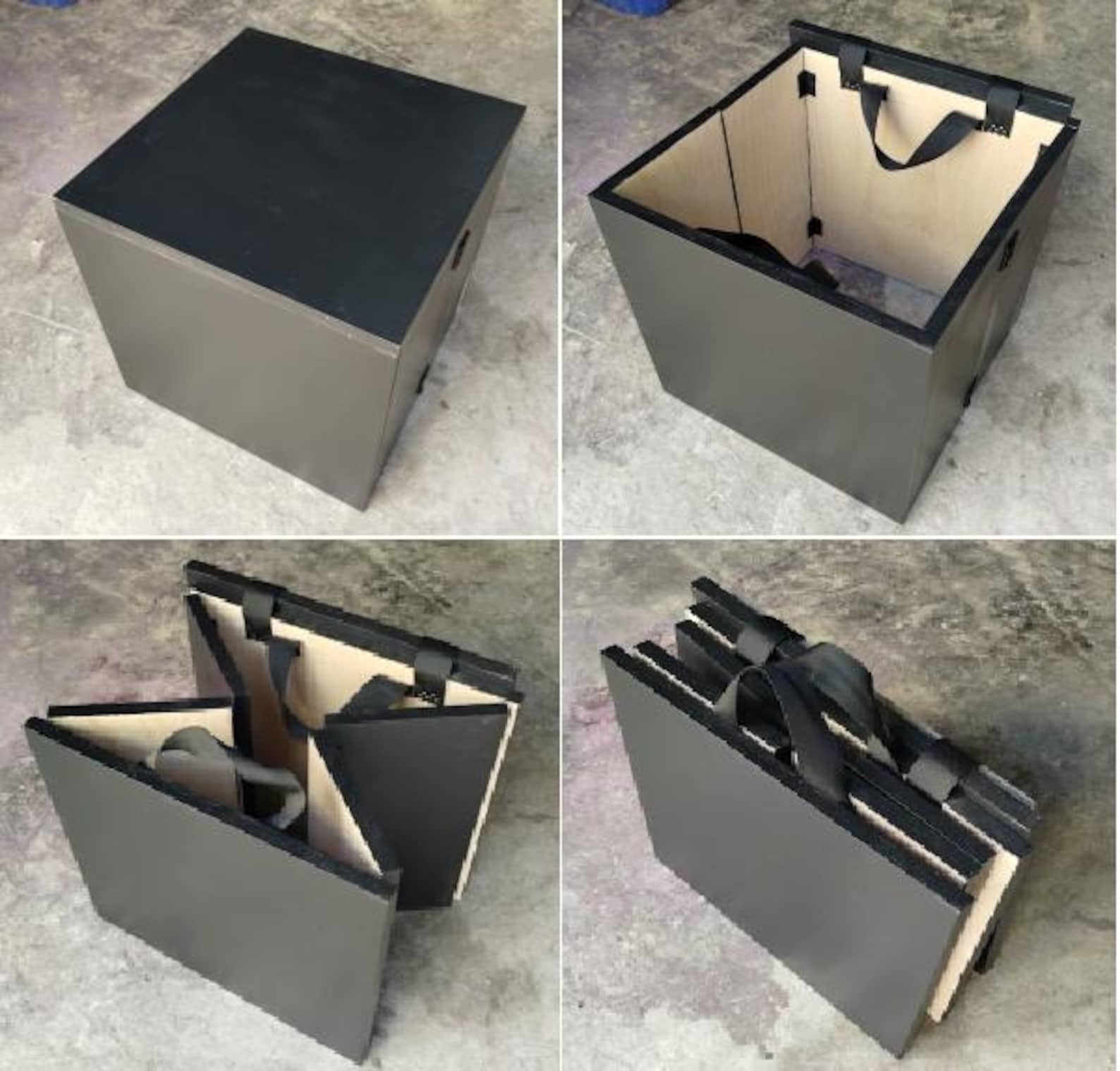 Varsity Cheer Boxes School Box Collapsible Wood Stand Sports High ...