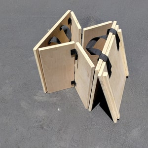 Varsity Cheer Boxes School Box Collapsible Wood Stand Sports High ...