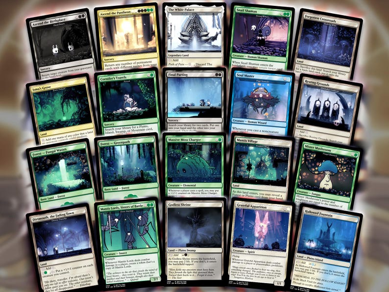 Radiance,the Forgotten - Hollow Knights Proxy EDH MTG Deck - Etsy Australia