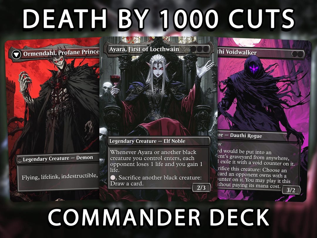 Ayara, Death by 1000 Cuts - Proxy EDH - Deck - Etsy