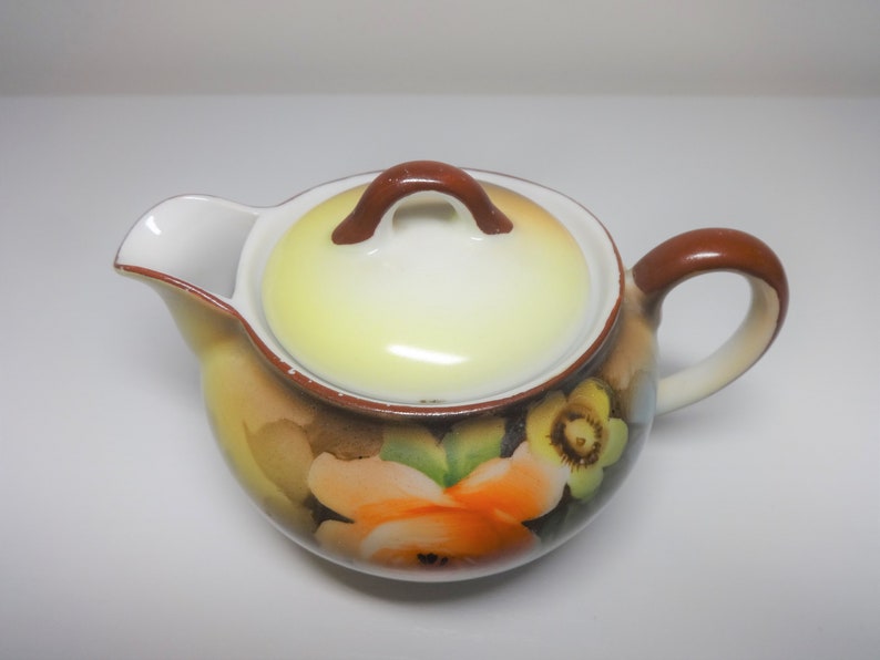 Vintage 1921 Hand Painted Noritake Small Floral Teapot With - Etsy