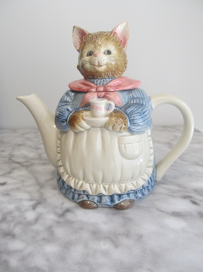 Otagiri Mom Cat Teapot - Etsy