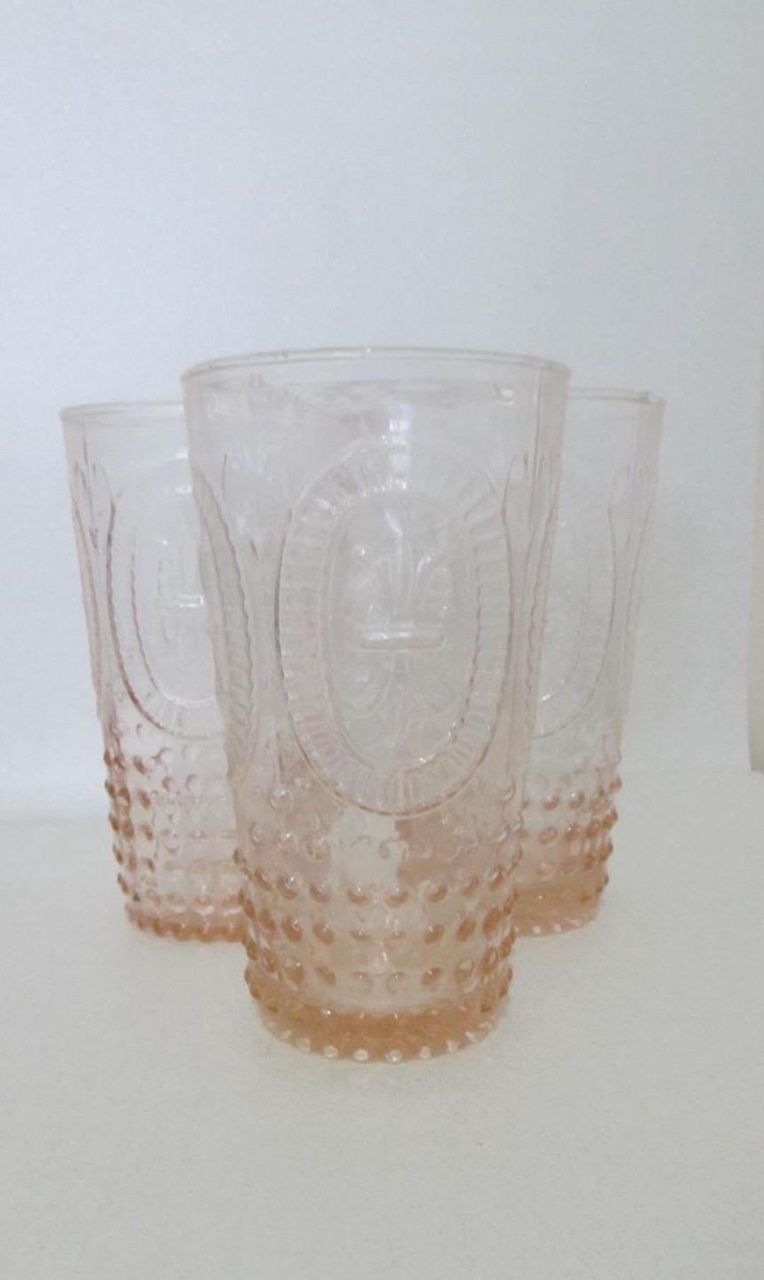 Zrike Tumbler Drinking Cups Pressed Glass - Etsy