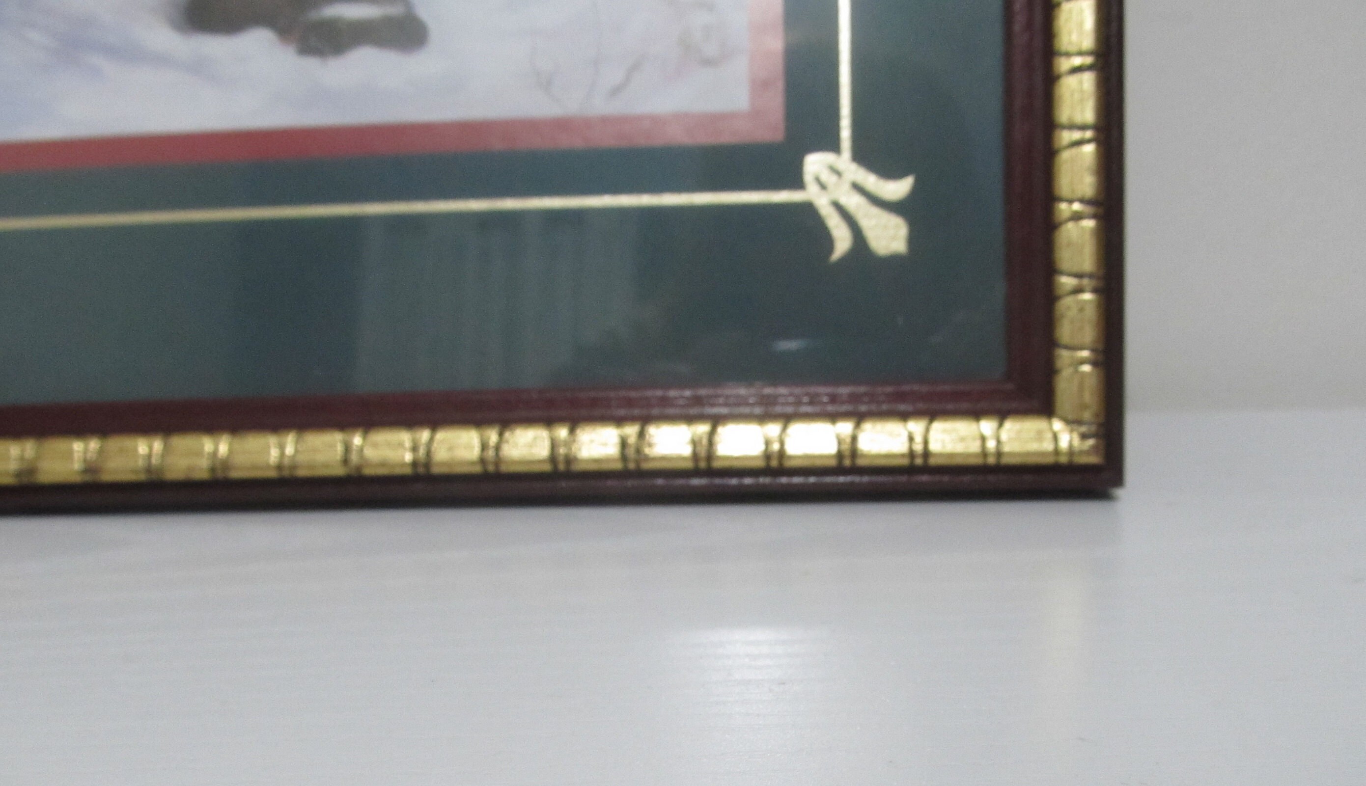 Peggy Abrams Santa Claus Print Art Frame - Etsy