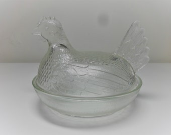 Vintage Hen on Nest Candy Dish Instant Collection, 3 Hen on Nest Lidded ...