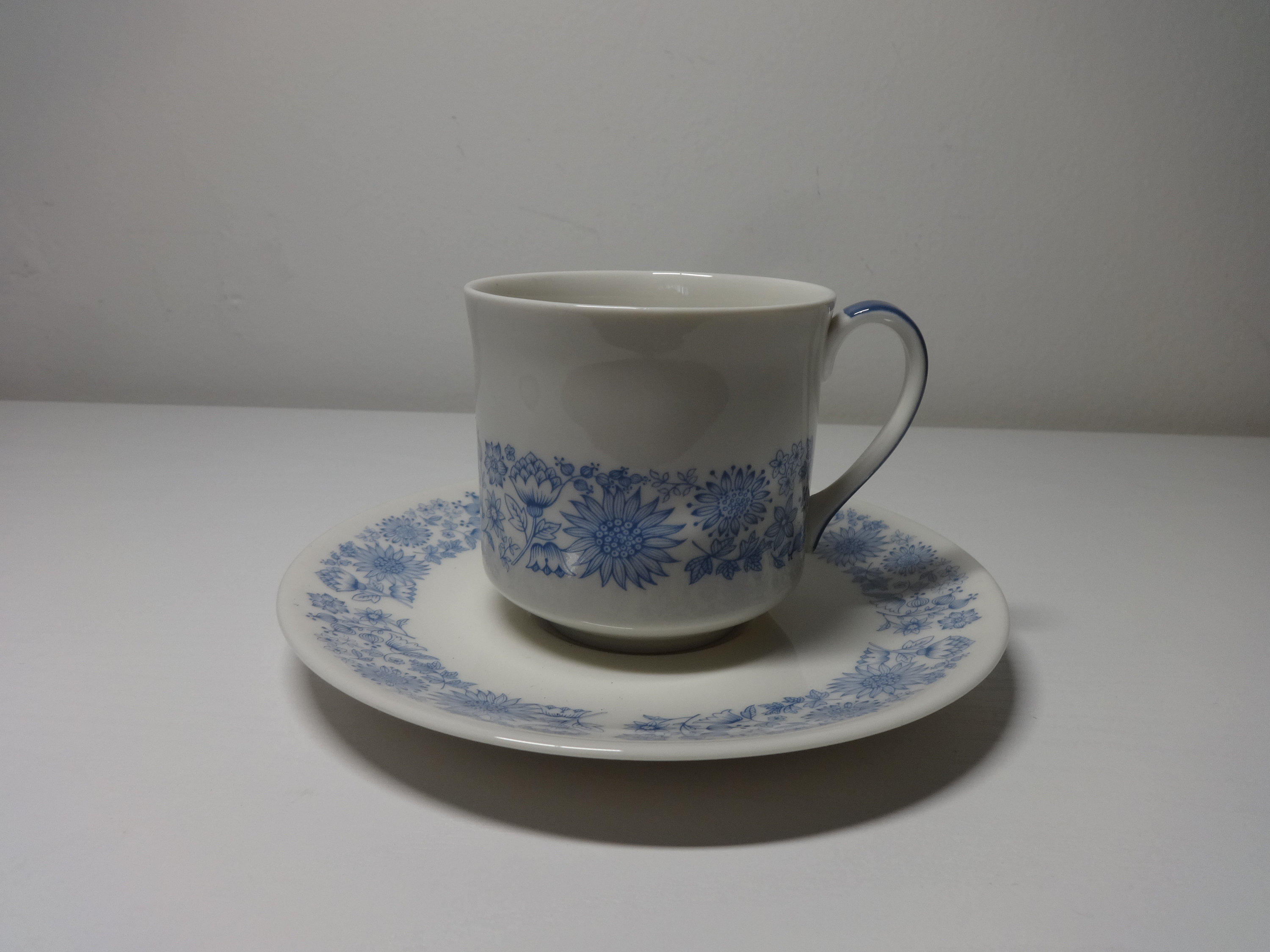 Vintage Royal Doulton English Translucent China Cranborne Blue and ...