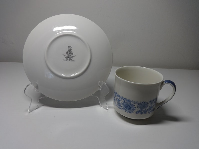 Vintage Royal Doulton English Translucent China Cranborne Blue and ...