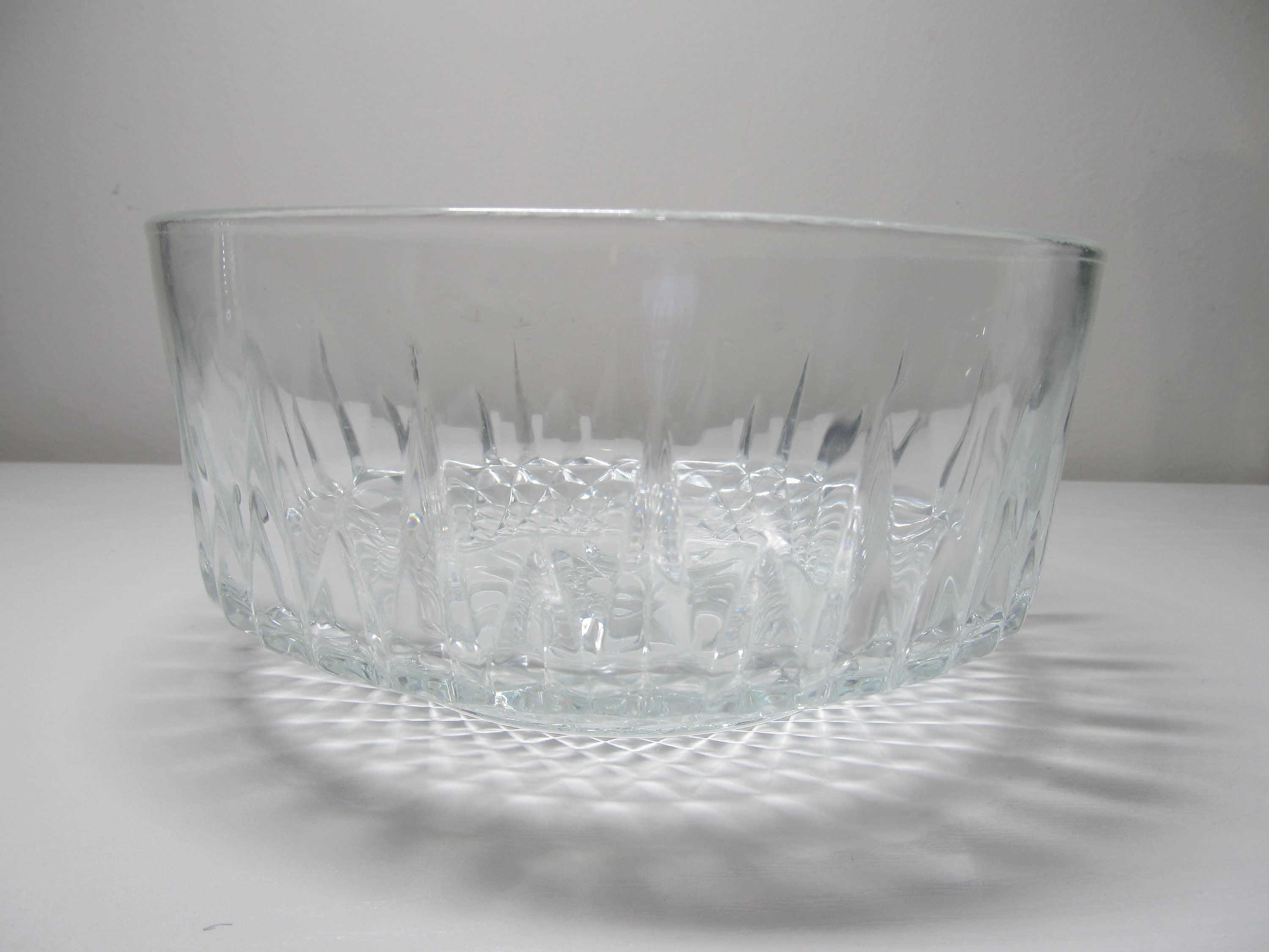 Vintage Arcoroc France Crystal Bowl - Etsy