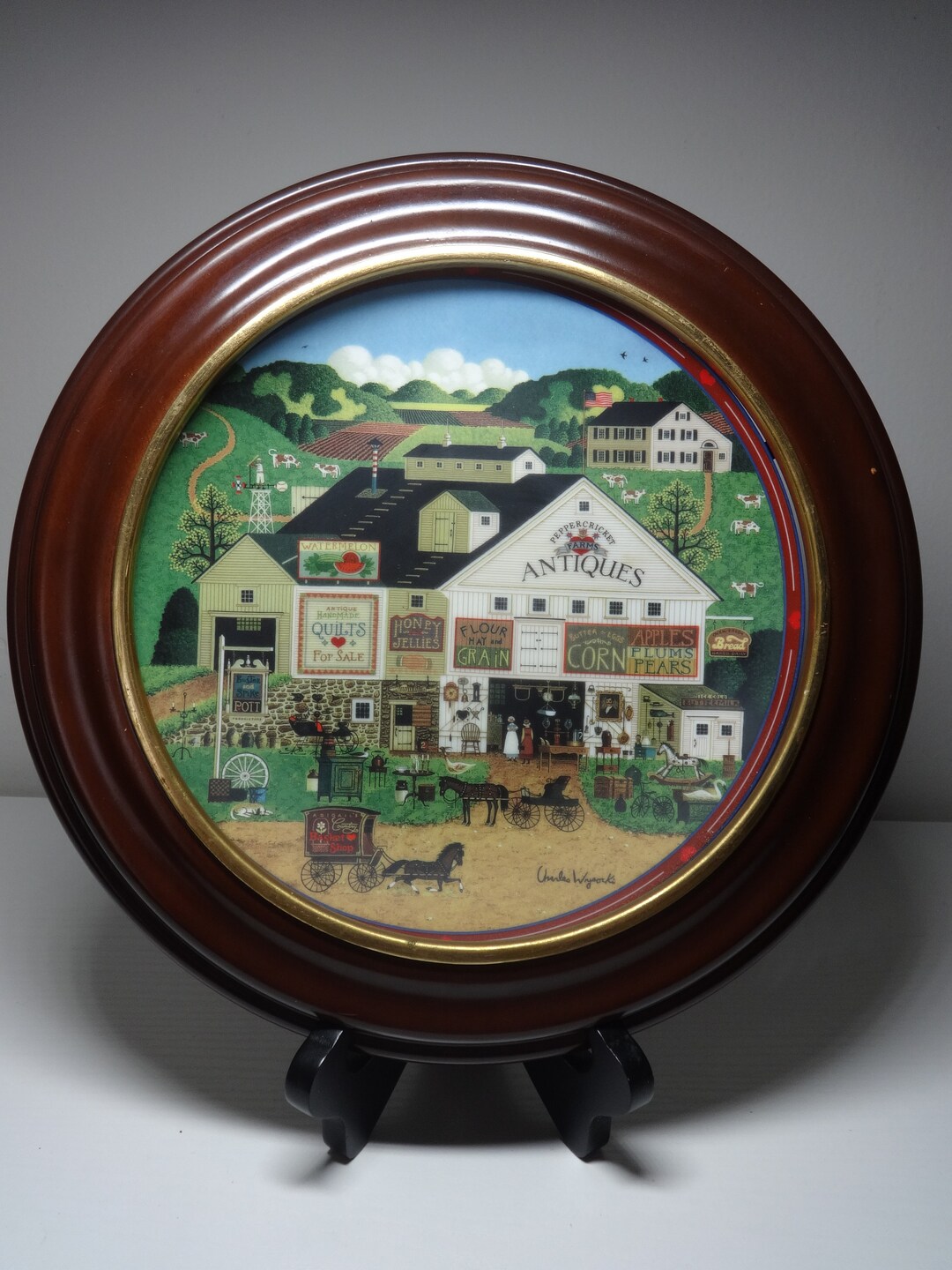 Vintage "peppercricket Farms" by Charles Wysocki's Peppercricket Grove ...