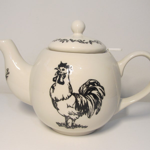 Rooster Tea Pot - Etsy