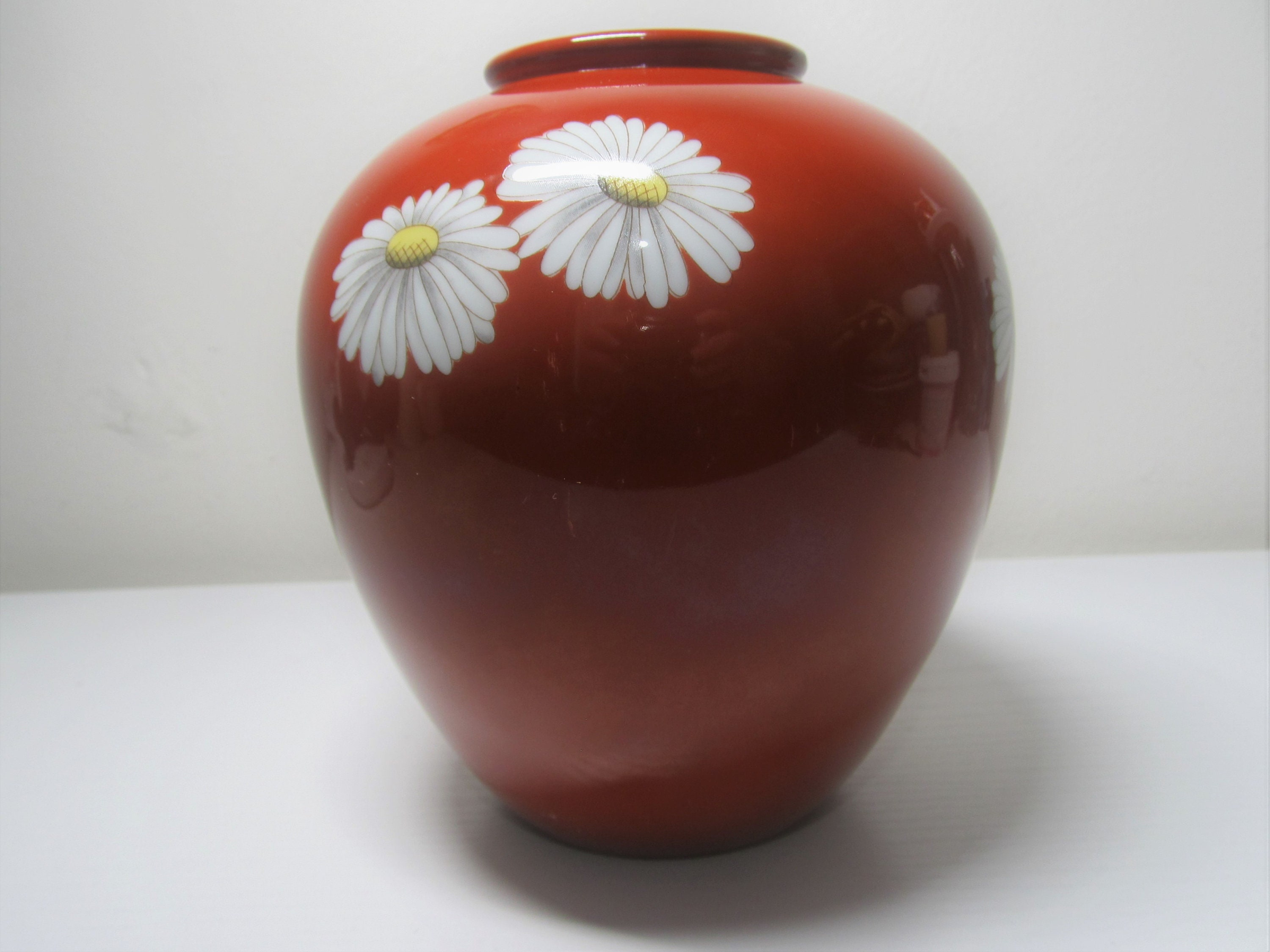 Noritake Nippon Toki Kaisha Daisy Flowers Vase - Etsy