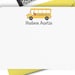 School Bus Stationery, School Bus Note Cards, Personalized Flat Note ...