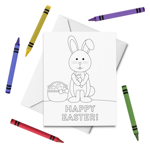 Happy Easter Card - Etsy