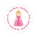 Princess Address Labels, Personalized Address Labels for Kids, Round ...