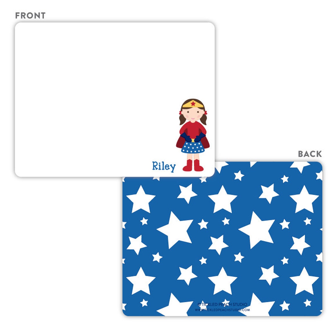 Superhero Girl Stationery Superhero Girl Note Cards | Etsy