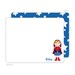 Superhero Girl Stationery, Superhero Girl Note Cards, Personalized Flat ...