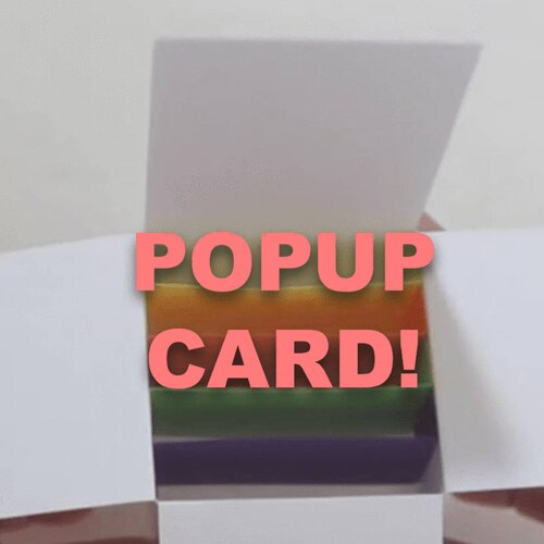Pop-up Box Card SVG Cutting Template Only - Etsy Canada