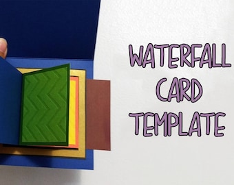 Waterfall Card - Etsy