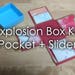 SVG PDF Explosion Box Template Kit With Pockets and Slider Card - Etsy