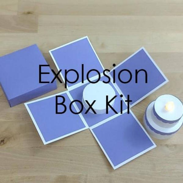 Exploding Box Template - Etsy