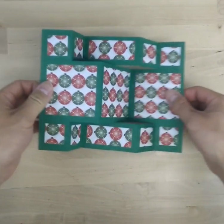 SVG PDF Tri-shutter Card Template | Etsy Australia