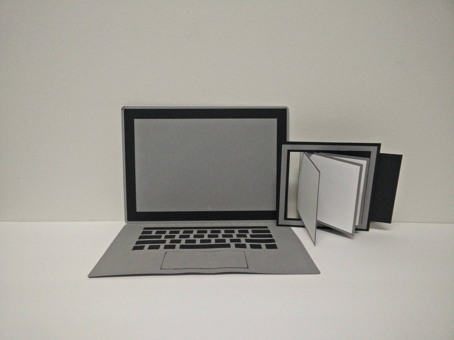 SVG PDF Make Your Own DIY Greeting Card Laptop Waterfall | Etsy