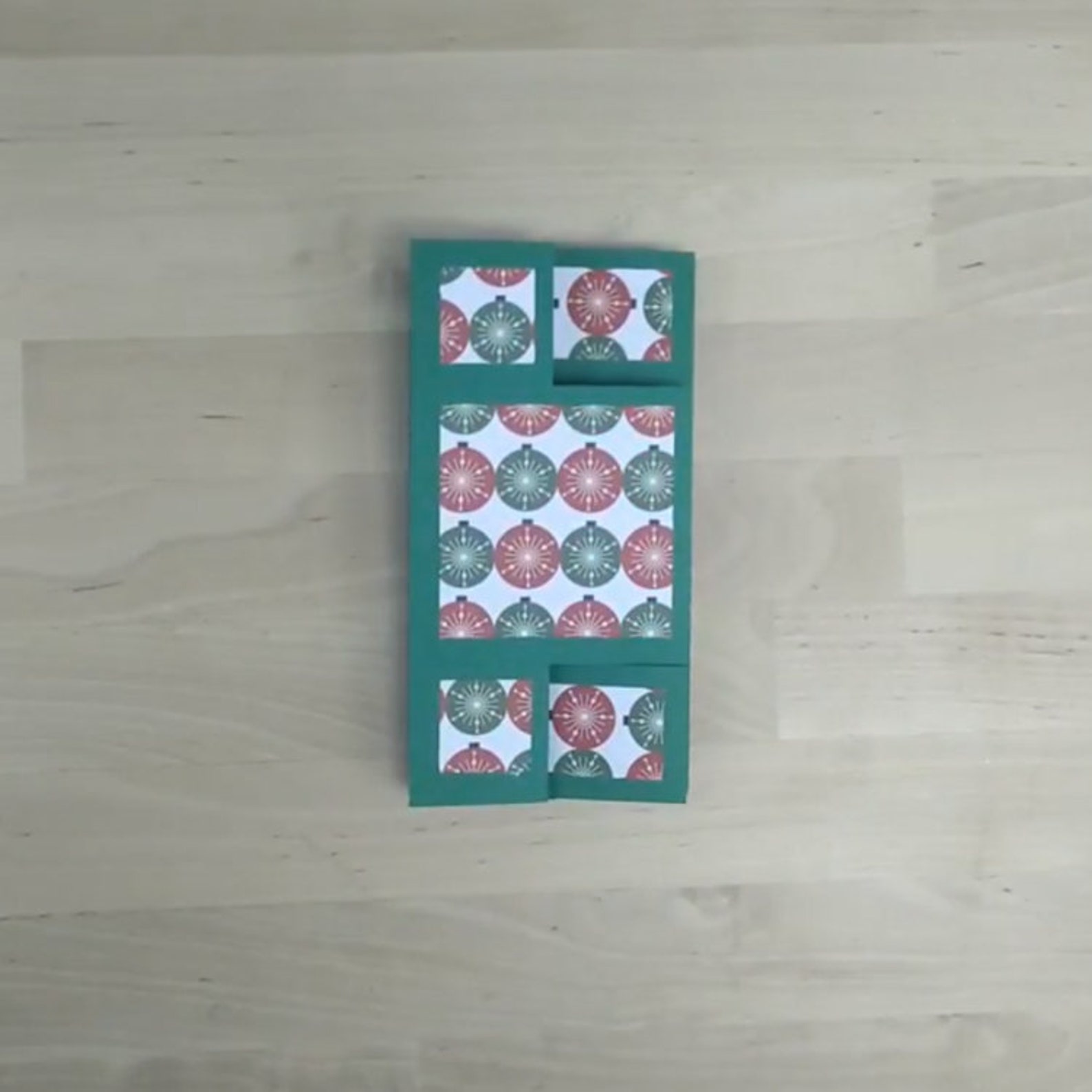 SVG PDF Tri-shutter Card Template | Etsy Australia